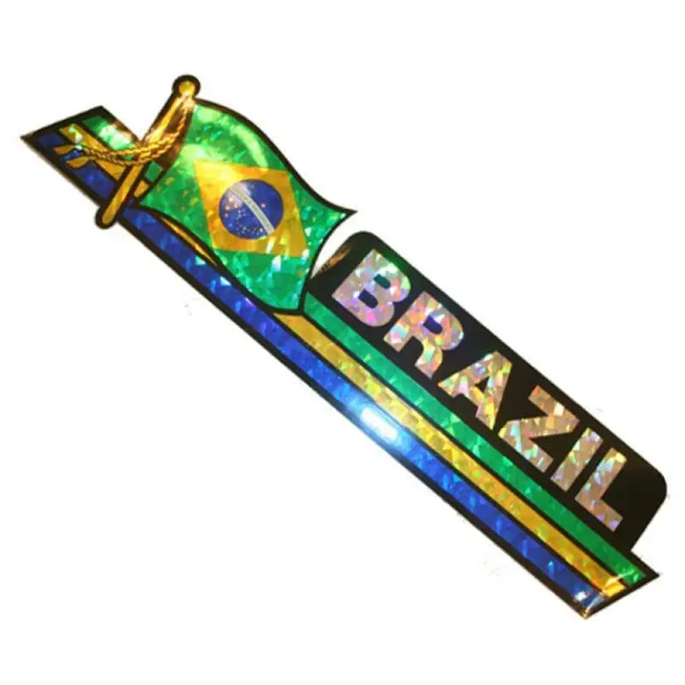 Brazil Flag - Bumper Sticker - Soccer Shop USA