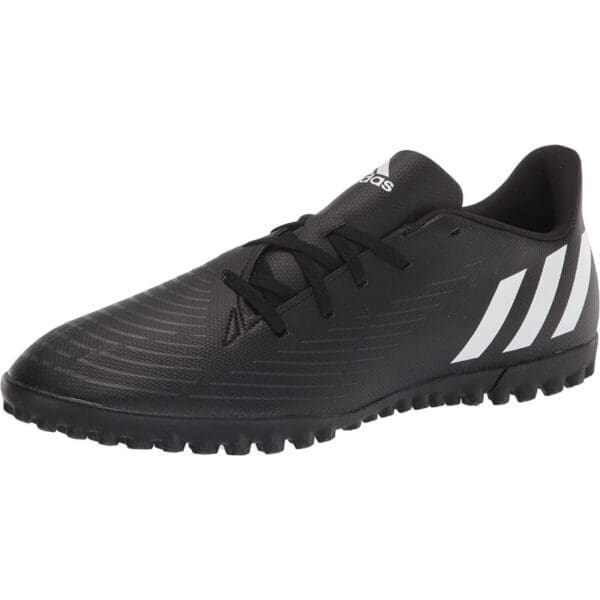 adidas PREDATOR EDGE.4 TURF -BLACK/WHITE - Soccer Shop USA