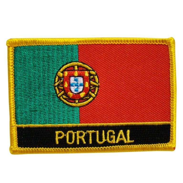Portugal Rectangle Flag Patch - Soccer Shop USA