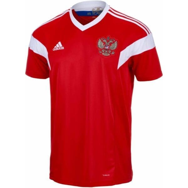 adidas Russia Men's Home Jersey World Cup Russia 2018 - Soccer Shop USA
