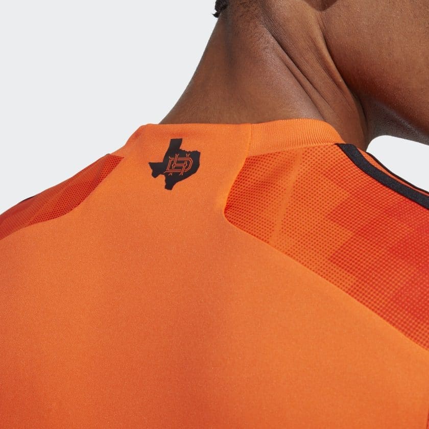 adidas 23/24 Houston Dynamo Home Jersey - Impact Orange / Bold Orange ...