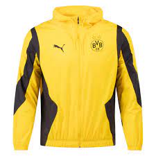 Puma Borussia Dortmund Men's Pre Match Anthem Jacket 23/24 BVB - Soccer ...