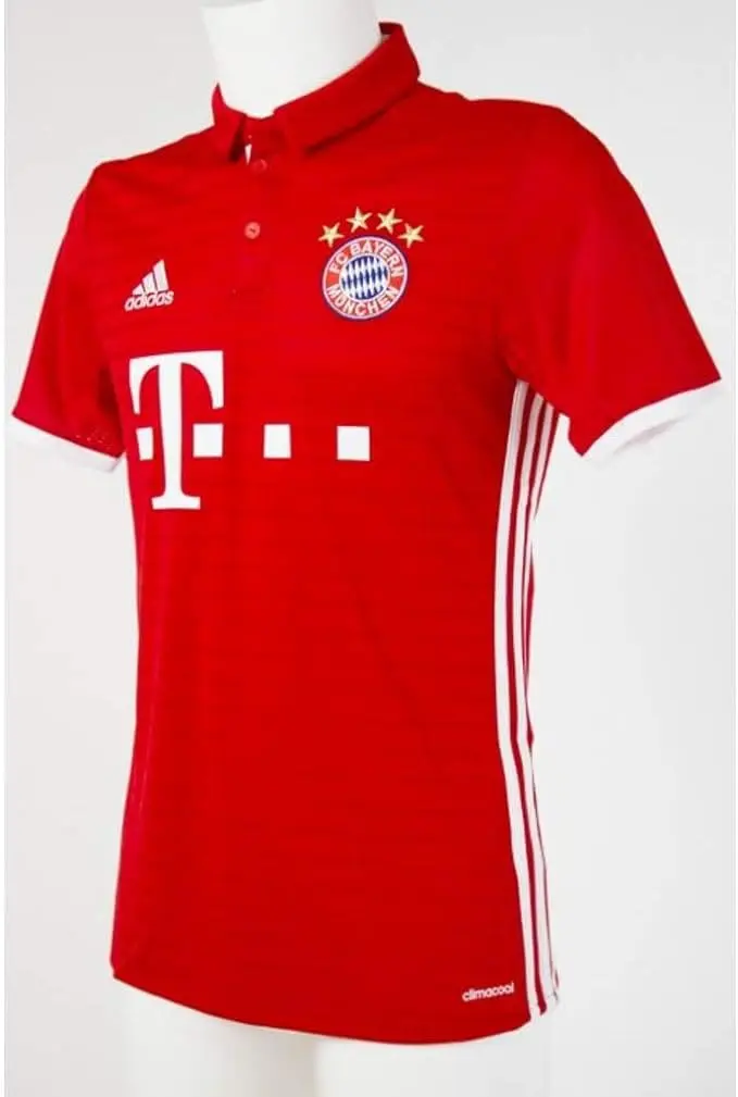 adidas FC Bayern Home Jersey Red Mens - Soccer Shop USA